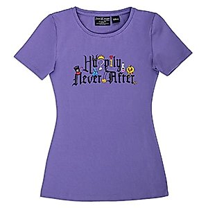 Loungefly Stitch Shoppe Disney Villains Happily Never After Ariana Top, Size Extra-Large