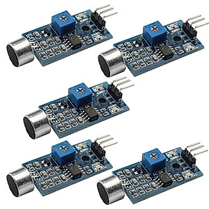 DAOKI 5PCS High Sensitivity Sound Microphone Sensor Detection Module for Arduino AVR PIC