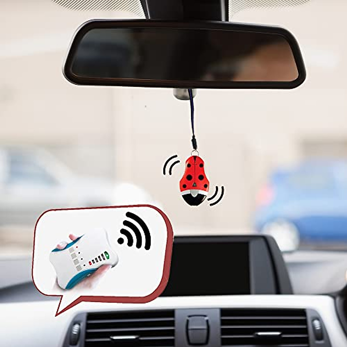 Ardi 2.4GHz Digital RF Guardian Angel, 807G2, 1 Base Unit 2 Tag Units, Personal Safety, Wireless Anti Lost, Remote Finder, Kid Tracker, Cat Locator