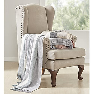 Modern Threads 100% Cotton 60x70 Throw Masha Black