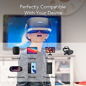 CABLETIME Link Cable Compatible for Oculus Quest 2 16FT, VR Headset Cable Fast Charing & PC Data Transfer USB C 3.2 Gen1 Cable for VR Headset and PC Gaming