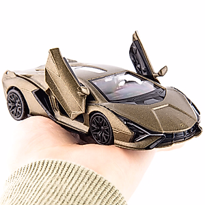 TGRCM-CZ 1/36 Scale Lamborghini Sián FKP37 Casting Car Model, Zinc Alloy Toy Car for Kids, Pull Back Vehicles Toy Car for Toddlers Kids Boys Girls Gift