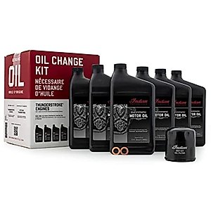 Polaris Thunderstroke Oil Change Kit, Fits 111 and 116 engines, Part 2889311, 6 Quarts of 20W-40 Semi-Synthetic Motor Oil, 1 Filter & 2 Washers