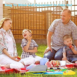 Fixget Musical Mat, Kids Piano Keyboard Play Mat with 8 Animal Sounds, Children Electronic Music Blanket Touch Playmat Floor Piano Dance Mat Early Education Toys Gifts for Toddlers Baby Boys Girls