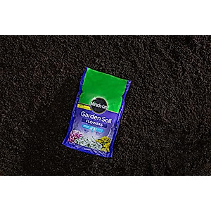 Miracle-Gro 70359430 Garden Soil Flowers, 1.5 Cf