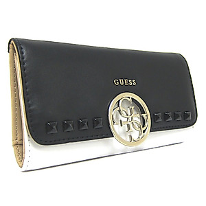 GUESS Women's Devyn SLG Slim Clutch Black Multi One Size