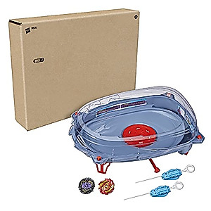 BEYBLADE Burst Surge Speedstorm Motor Strike Battle Set with Motorized Stadium, 2 Top Toys and 2 Launchers