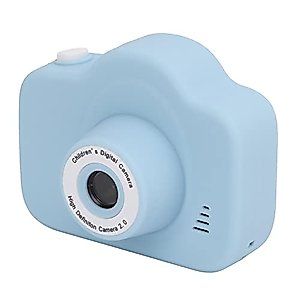 Kids Camera for Boys Girls, Cartoon Child Camera Kids Toy Gift 1080P One Key Video Recording Kids Mini Camera Birthday Gifts for 3 4 5 6 7 8 9 Year Old Girl Boy (Sky Blue)