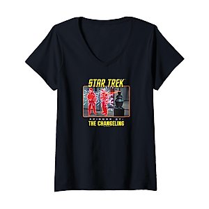 Womens Star Trek The Changeling V-Neck T-Shirt