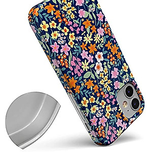 Casely iPhone 11 Case | Full Bloom | Navy Floral Case
