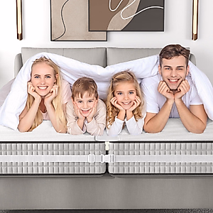 Giantex 10" Wide Bed Bridge Twin to King Converter Kit, Split King Gap Filler for Adjustable Bed, Twin Bed Connector King Maker, Mattress Connector with Strap for Guests Stayovers, Non-Slip Design