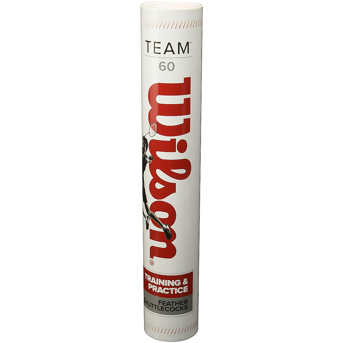 Wilson Team 60 Shuttlecocks - 12 Pack Tube