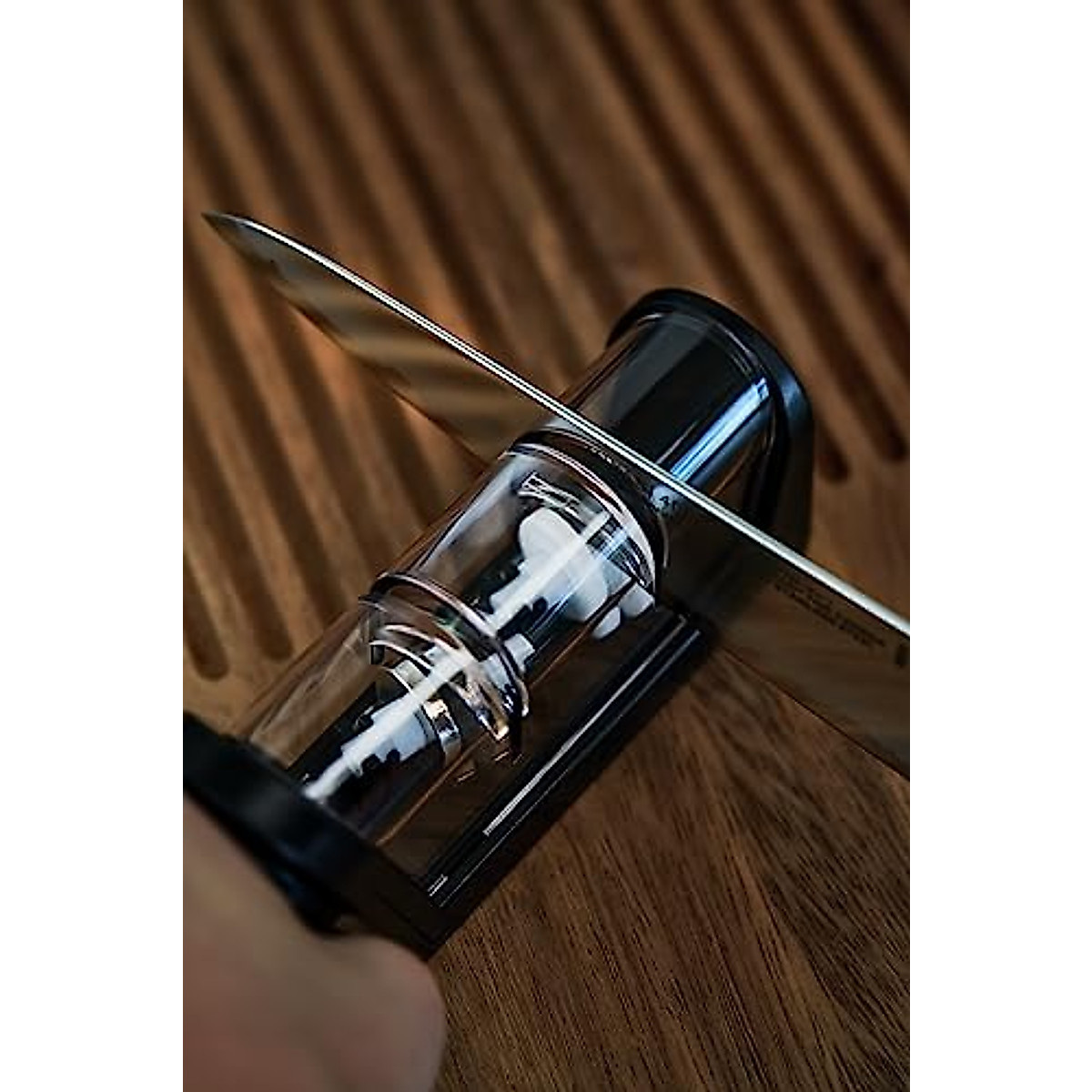 MIYABI Knife Sharpener, Ceramic Discs