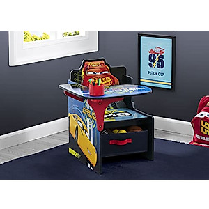 Delta Children Chair Desk With Storage Bin, Disney/Pixar Cars