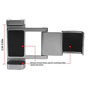 PellKing Osmo Pocket/Osmo Pocket 2 Phone Holder Set Expansion Accessories + Universal Mini Extension Pole Tripod Compatible with DJI OSMO Pocket 2/ DJI OSMO Pocket and Smartphone