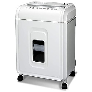 Aurora AU1480MA Professional Grade 14-Sheet Micro-Cut Paper and CD/Credit Card Shredder/ 30 Minutes Continuous Run Time, White/Gray
