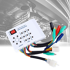 Oumefar Brushless Motor Controller 115x80x26mm E-Bike Testing Device Electric Brushless Motor Controller Electro Car E-Bike Scooter Detector 9V Battery Electric Car Motor Tester