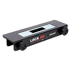 Trend Lock Jig Kit for Routing Face-Plate Recess and Mortise, LOCK/JIG