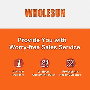 WHOLESUN WS 3000 Electric Pressure Washer 1.58GPM Power Washer 1600W High-Pressure Cleaner Machine with 4 Nozzles Foam Cannon for Cars, Homes, Driveways, Patios (Orange)