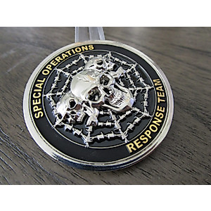 Federal Bureau of Prisons Special Operations Response Team Dept of Justice Challenge Coin