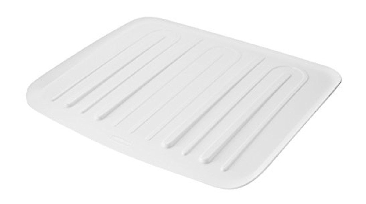 Rubbermaid Drain Board Large White - Keeps Counters Dry & Protected