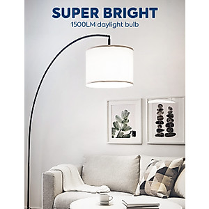 Nouscan LED Light Bulbs 100 Watt Equivalent, Daylight White 5000K, 13W LED Bulb A19, 1500 Lumens, Standard E26 Base, Energy Saving, Energy Saving Lightbulbs, Non-dimmable, 12 Pack