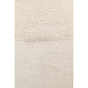 JUCOS Reusable Blank Tote Bags - 5 Pack Convenient Spacious 100% Cotton Grocery Bag With LONG Handles For Daily Essentials | 5Oz Lightweight And Eco-Friendly For Multi-Purpose Use 13X14 Inch