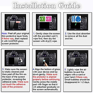 G7 X Mark II Screen Protector for Canon G9X Mark II / G9 X / G7X Mark II / G7 X / G5X II /G5 X Camera,ULBTER 9H Hardness Tempered Glass Anti-Scrach Anti-Fingerprint Anti-Bubble [3Pack]