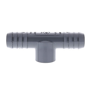Barb Tubing x FPT Reducing Tee Adapter - Barb Size : 1" - FPT Size : 3/4"