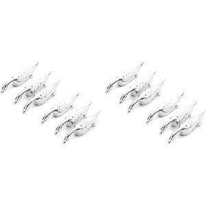 Swan Lake Knife Rest for Table Setting, Silver, Set of 12