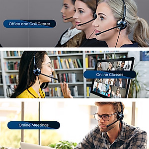 TruVoice HD-550 Office Headset with HD Sound and Noise Canceling Microphone - Compatible with Cisco 6000, 7800 and 8800 Series Phones and Also 7931 7940 7941 7942 7945 7960 7961 7962 7965 7970 7975