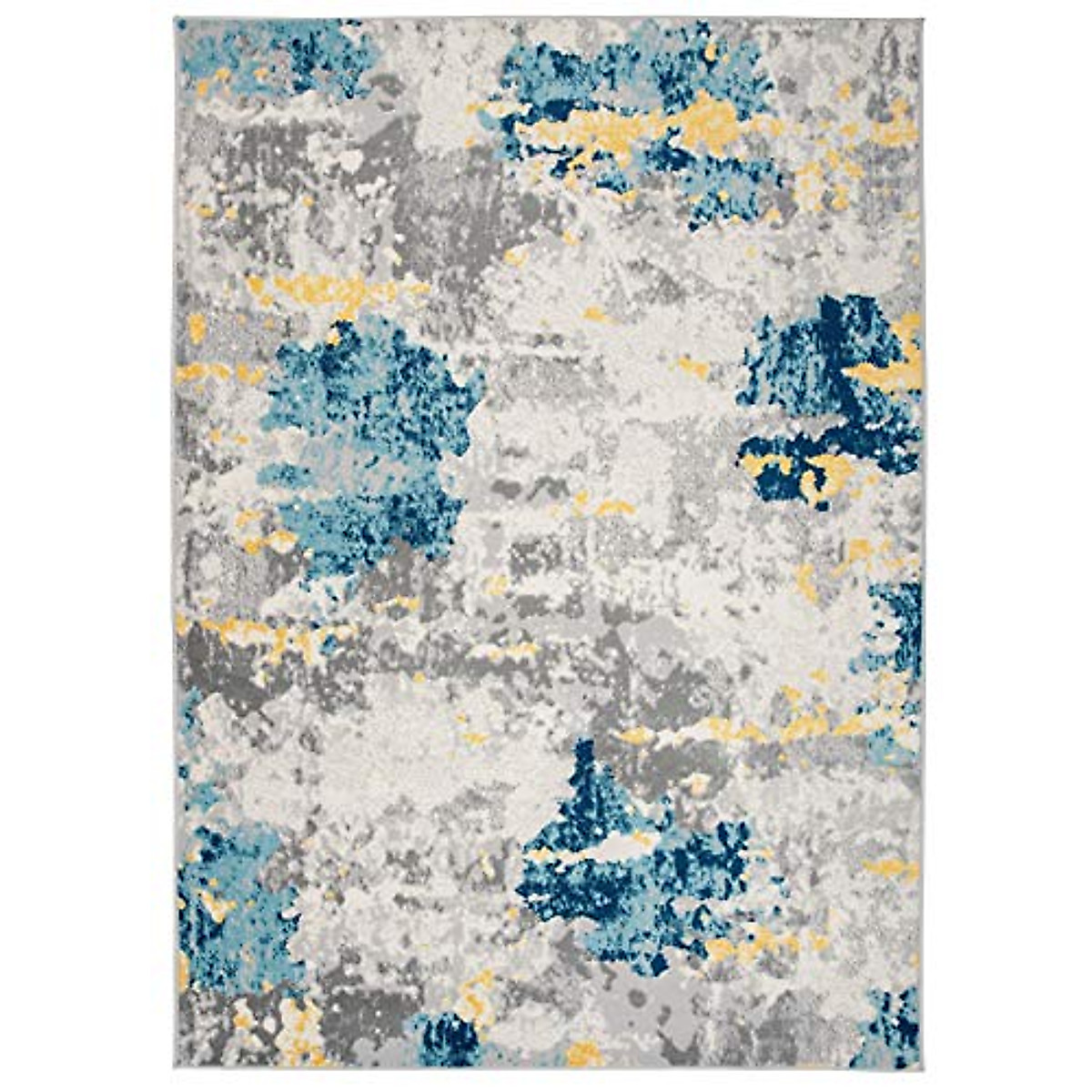 Rugshop Sky Collection Transitional Abstract Area Rug 7'10" x 10' Cream