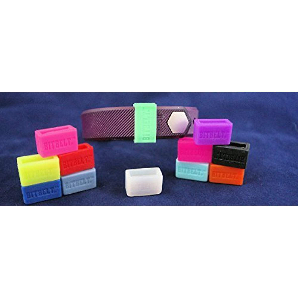 Bitbelt Jr 12 Pack (one of Every Color, 3 That Glow in The Dark!) Protect Your MagicBand (Kids Size) Fitbit Alta, Flex, Amiigo, Striiv,Vivosmart, Misfit (does not fit magicband plus)