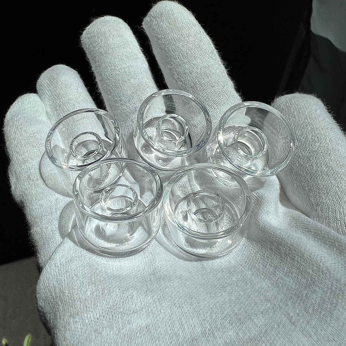 Quartz Dishes 25mm Diameter (10, 17MM Tall)