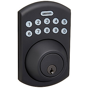 LockState RemoteLock 5i WiFi Electronic Deadbolt Door Lock - Rubbed Bronze - Boulder (LS-DB5i-RB-B)