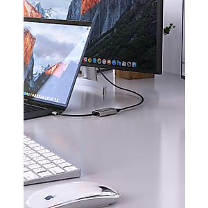 SABRENT USB Type C to HDMI 2.1 Adapter | 8K/60Hz & 4K/120Hz with DSC Function | 8K/30Hz & 4K Resolution Without DSC | Thunderbolt 3 Compatible (DA-UCH8)