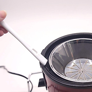 ACKLLR Coffee Grinder Cleaning Brush, Heavy Wood Handle & Natural Bristles Wood Dusting Espresso Brush and Nylon Espresso Machine Brush with Spoon for Bean Grain Barista Pasta Makers Home Kitchen