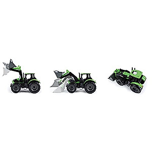 Lena Tractor Deutz-Fahr Agrotron 7250 Ttv Farm Toy, Realistic Scoop Lifts and Moves Like Its Real-World Counterpart