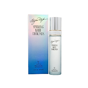 Elizabeth Taylor Women's Perfume, Sparking White Diamonds, Eau De Toilette EDT Spray, 3.3 Fl Oz