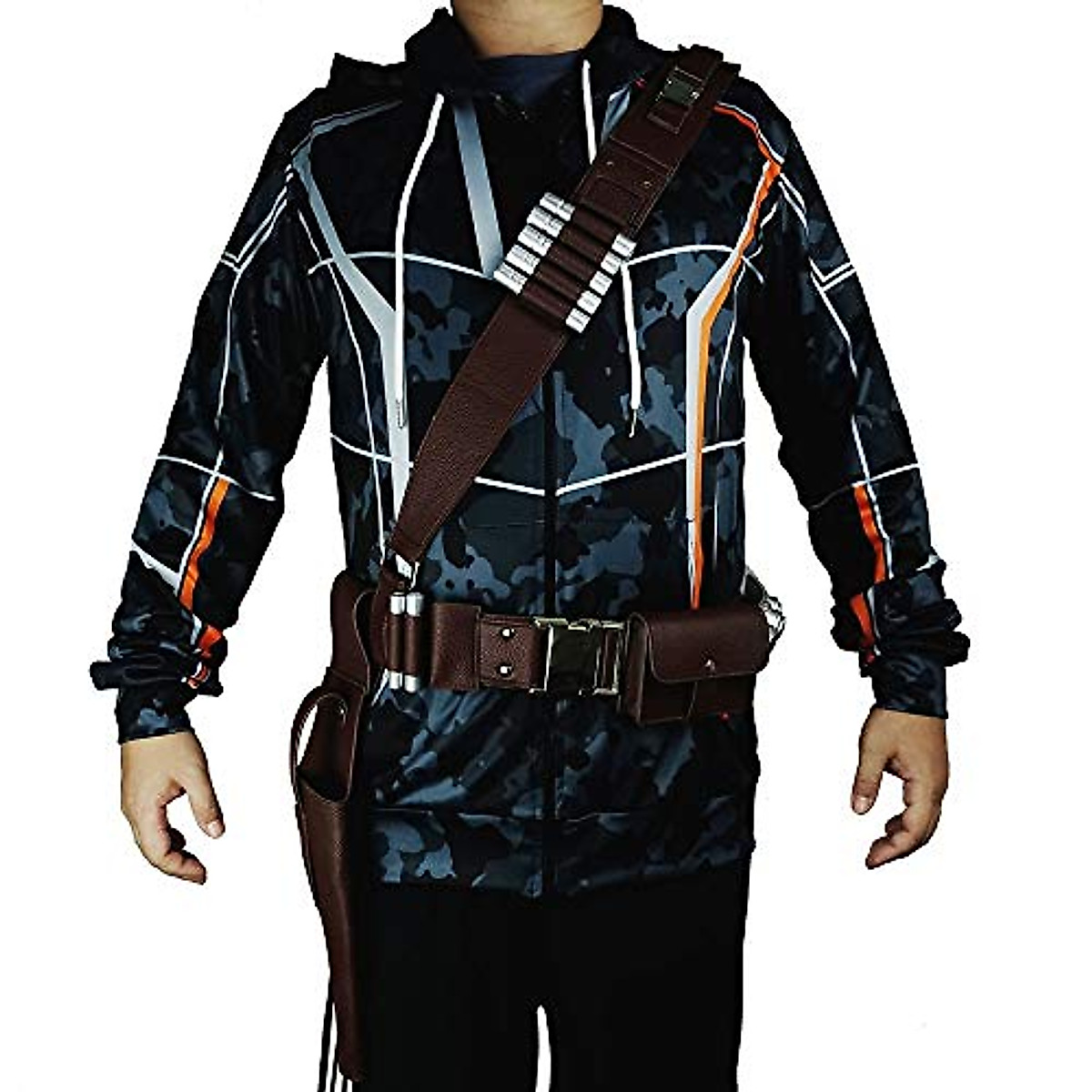 Mandalorian Belt Holster Adult Cosplay Costume Men Pouches Halloween Accessory (M belt)