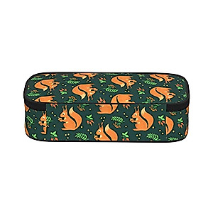 Cute Squirrel Animal Pattern Pencil Case Large Capacity Pencil Box Pouch Cute Stationary For Teen Girls Students Adult