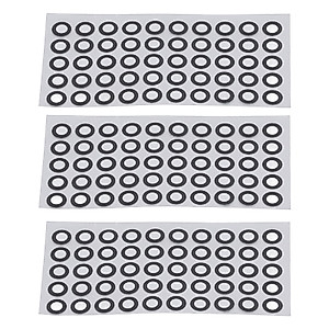 150Pcs 6.0mm 3D Scanning Marker, 3D Tracking Dot Reference Point Markers for 3D Scanning, Positioning Targets with Black, Reflective Glass Microbeads