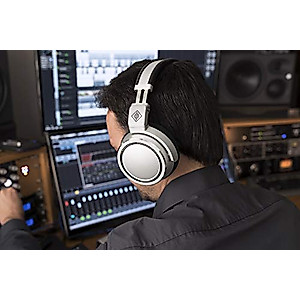 Neumann NDH 20 Closed Back Monitoring Professional Studio Headphones Gaming, Mixing, Mastering, Video or Audio Production, Performing,  3M straight cable w 1’8” stereo connector and 1/4” adaptor