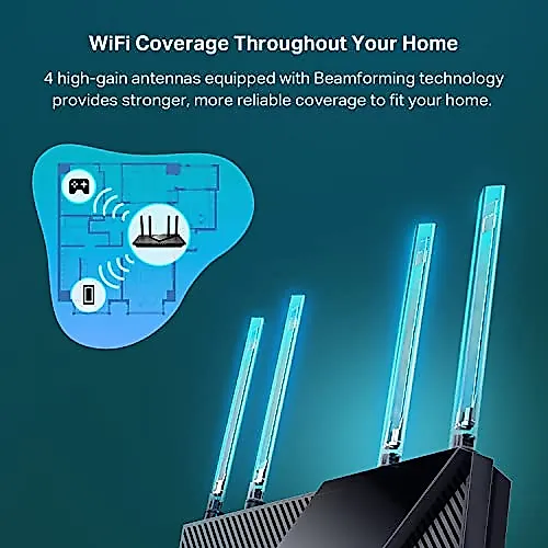 TP-Link AX3000 WiFi 6 Router – 802.11ax Wireless Router, Gigabit, Dual Band Internet Router, VPN Router, OneMesh Compatible (Archer AX55)