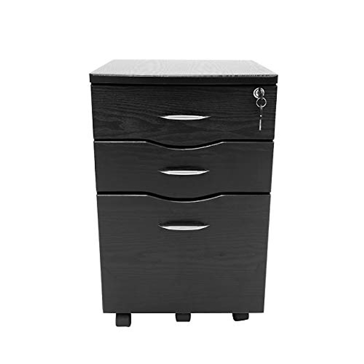 Techni Mobili Rolling Storage and File Cabinet, Espresso