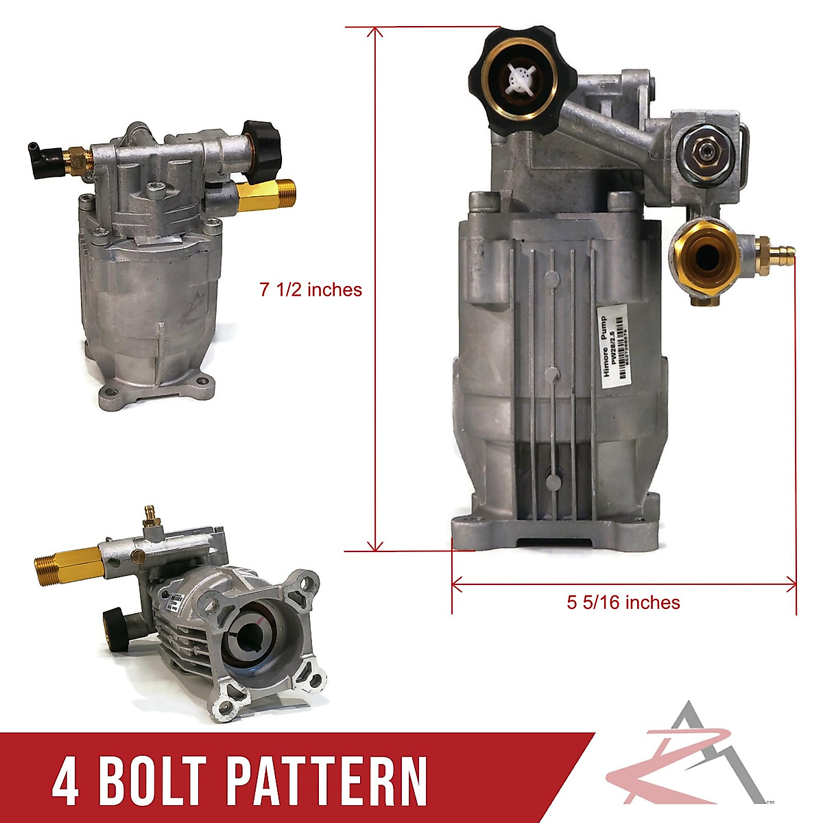The ROP Shop | 3/4" Shaft 3000PSI PRESSURE WASHER PUMP for Briggs & Stratton 198347GS, 194003GS