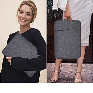13-13.3 Inch Laptop Case Bag for Lenovo Chromebook Flex 5/Acer Spin 5, Surface Laptop 6 5 4 3/Book 13.5, HP Spectre x360/Dell Inspiron 13 7000/MacBook Pro 14 Inch M1 A2442 Sleeve(Space Grey)