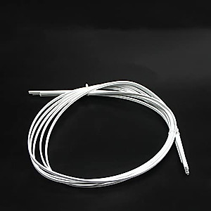 Othmro 5Pcs 39inch Length Plastic Welding Rods PVC Welder Rods PVC Plastic Shell Repair Rods Welder Sticks for Daily Plastic Repair Car Bumper Plastic Welder Gun Hot Air Gun White 0.2x0.1inch