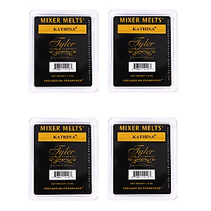 Tyler Candle Company KATHINA 1.9 Ounce Scented Mixer Wax Melt Cubes for Tart Burner, Pack of 4