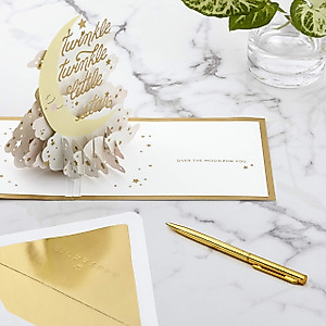 Hallmark Signature Paper Wonder Pop Up Baby Shower Card for New Parents (Twinkle Twinkle) Welcome New Baby, Congratulations, Gender Reveal